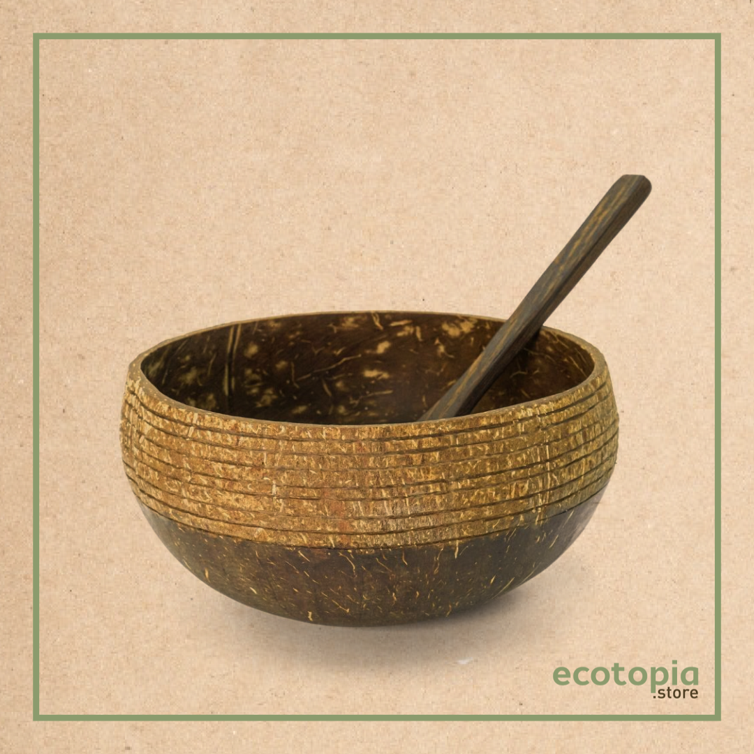 Eco-Friendly Coconut Bowl & Spoon - ECOTOPIA Store